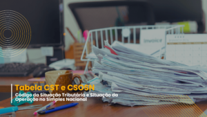 Tabela de CST e CSOSN - Lira Contabilidade